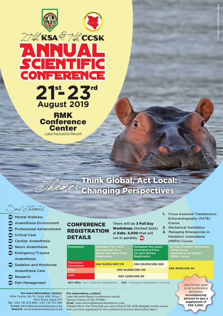 27th KSA & 7th CCSK Annual Scientific Conference – Kenya Society of ...